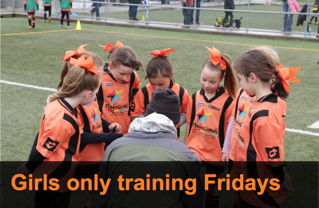 Girls only training sessions - Upper Hutt City Football