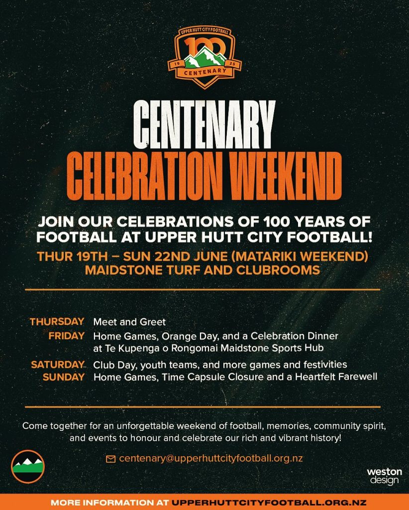 Centenary - Meet & Greet - Upper Hutt City Football